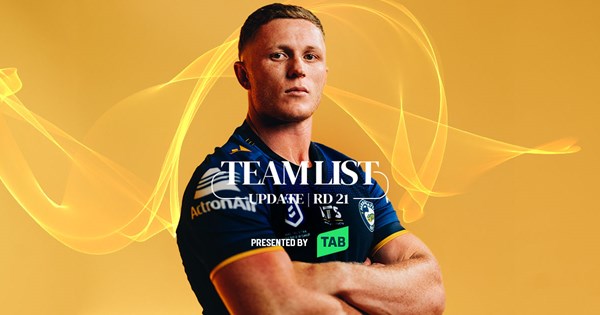 NRL Team List Update: Round 21 | Eels