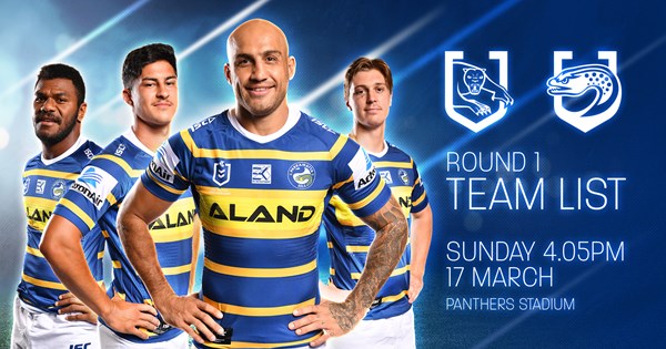 Eels Round One Team List | Eels