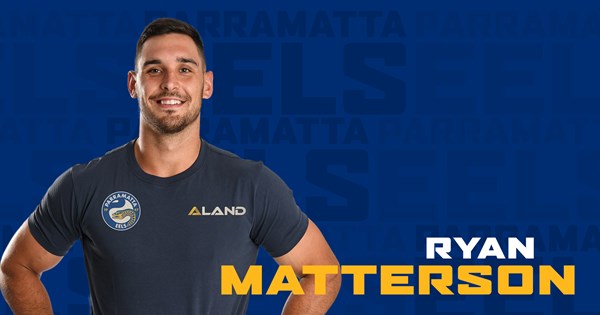 Ryan Matterson agrees to terms with Parramatta Eels | Eels