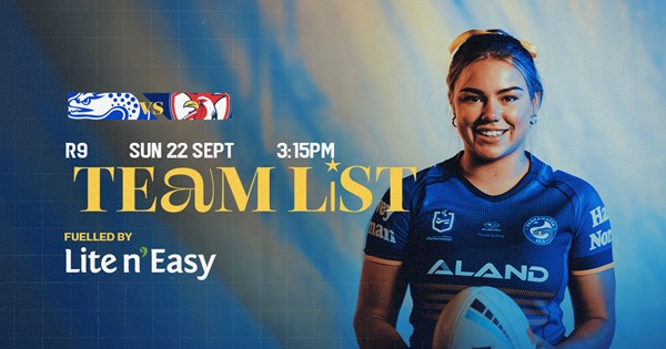 NRLW Team List: Round 9 | Eels
