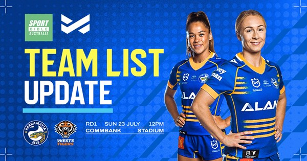 NRLW Team List Update: Round 1 | Eels