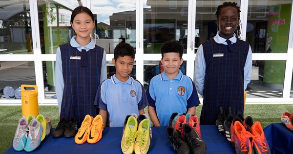 Boot Swap event a big hit at local primary school | Eels