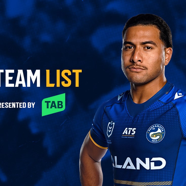 Team List Update: Round 15 | Eels