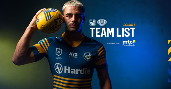 NRL Team List: Round 5 | Eels