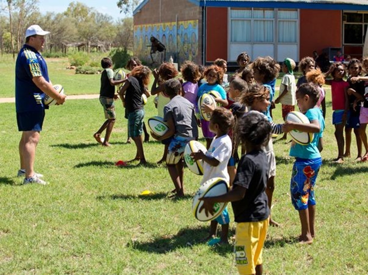 Gallery: Ti Tree Rugby League Clinic | Eels