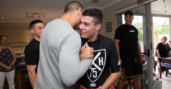 Eels attend surprise birthday celebration | Eels