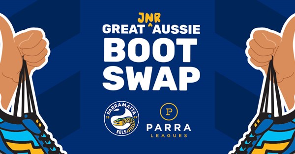 The inaugural Great Jnr Aussie Boot Swap event is here! | Eels