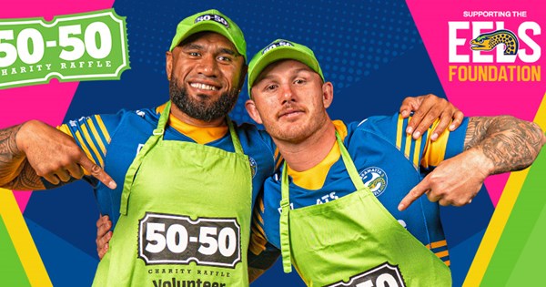 50-50 Charity Raffle is back for 2026, and the Eels are looking for ...